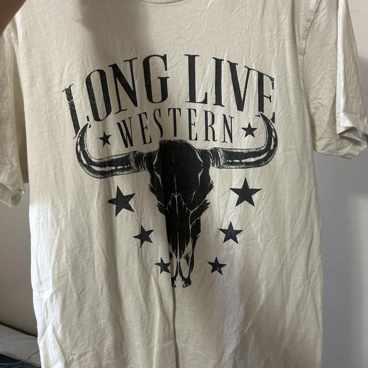 Lotus fashion long live western shirt original... - Depop