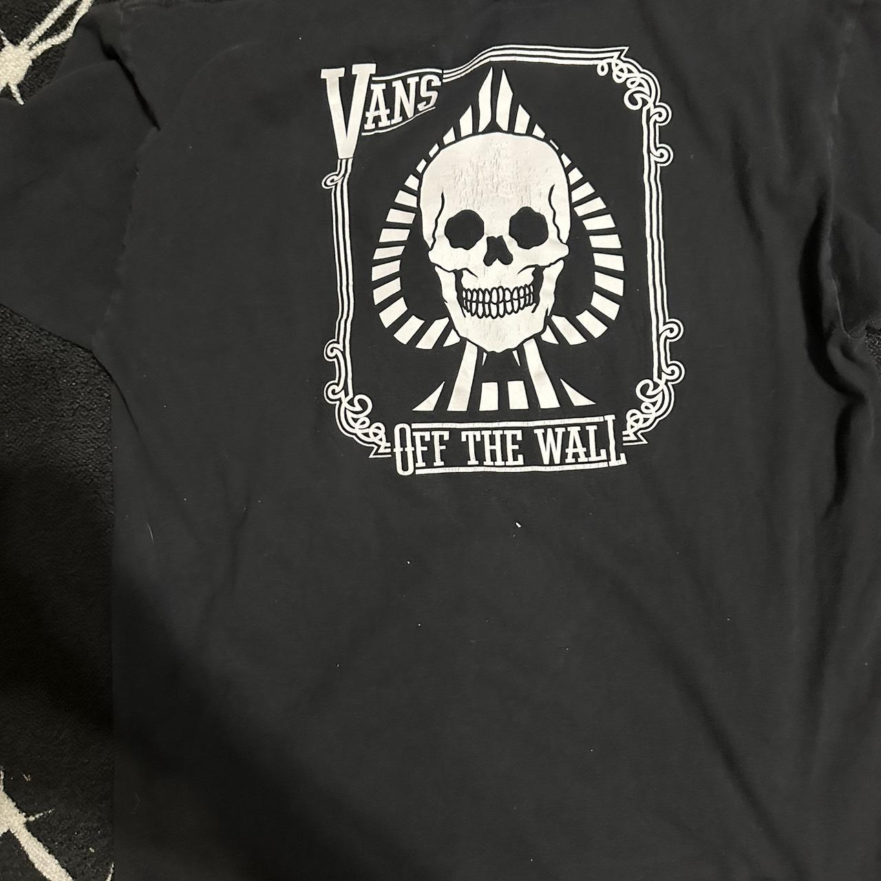 Vans Skull tee #vans #skate #skull #emo #punk - Depop