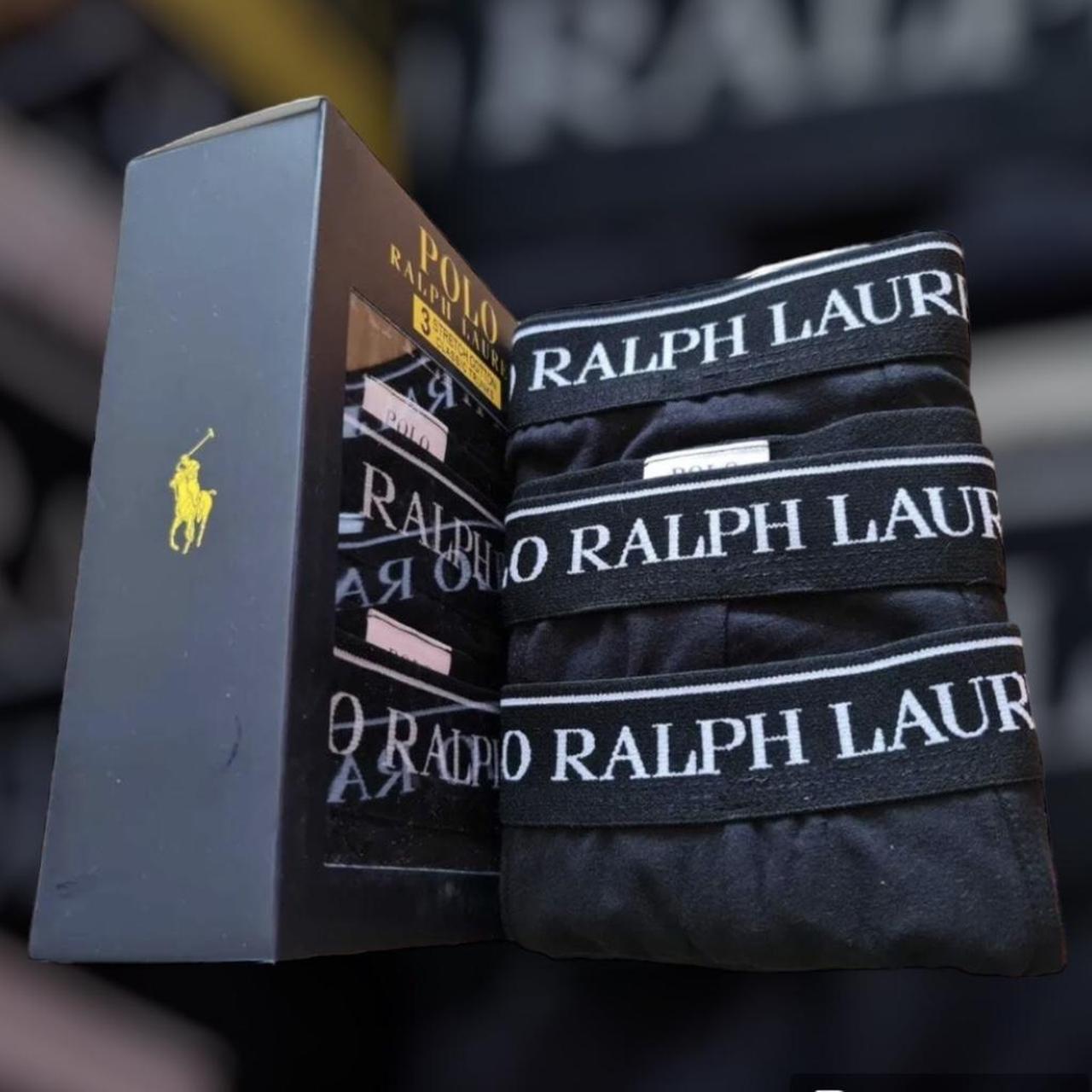 Mans polo Ralph Lauren boxer trunk Classic fit Black... - Depop