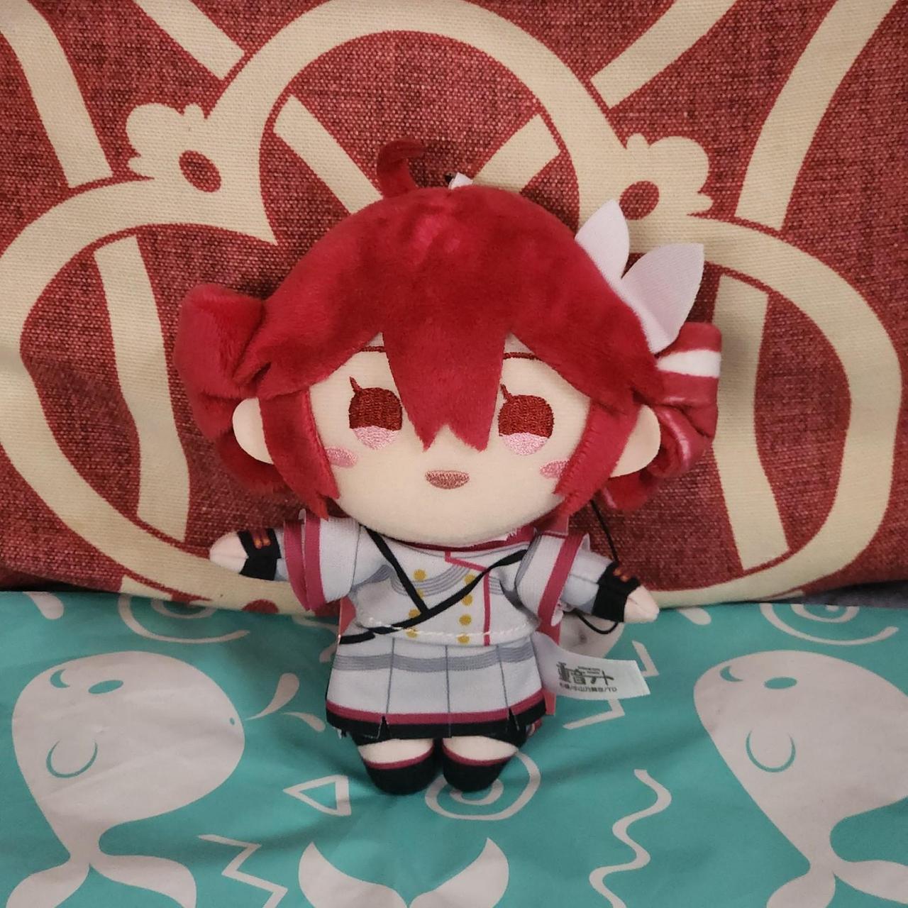 Kasane Teto Mini Plush Keychain Sega Round One... | Depop
