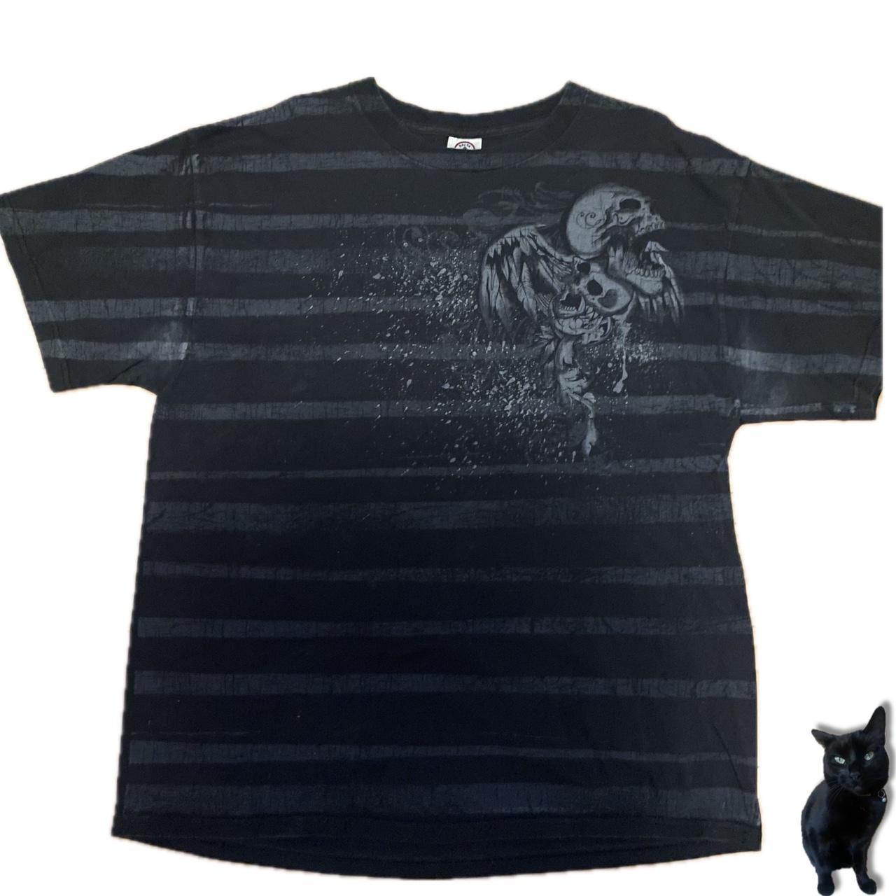 Black affliction grunge style shirt XL | Depop