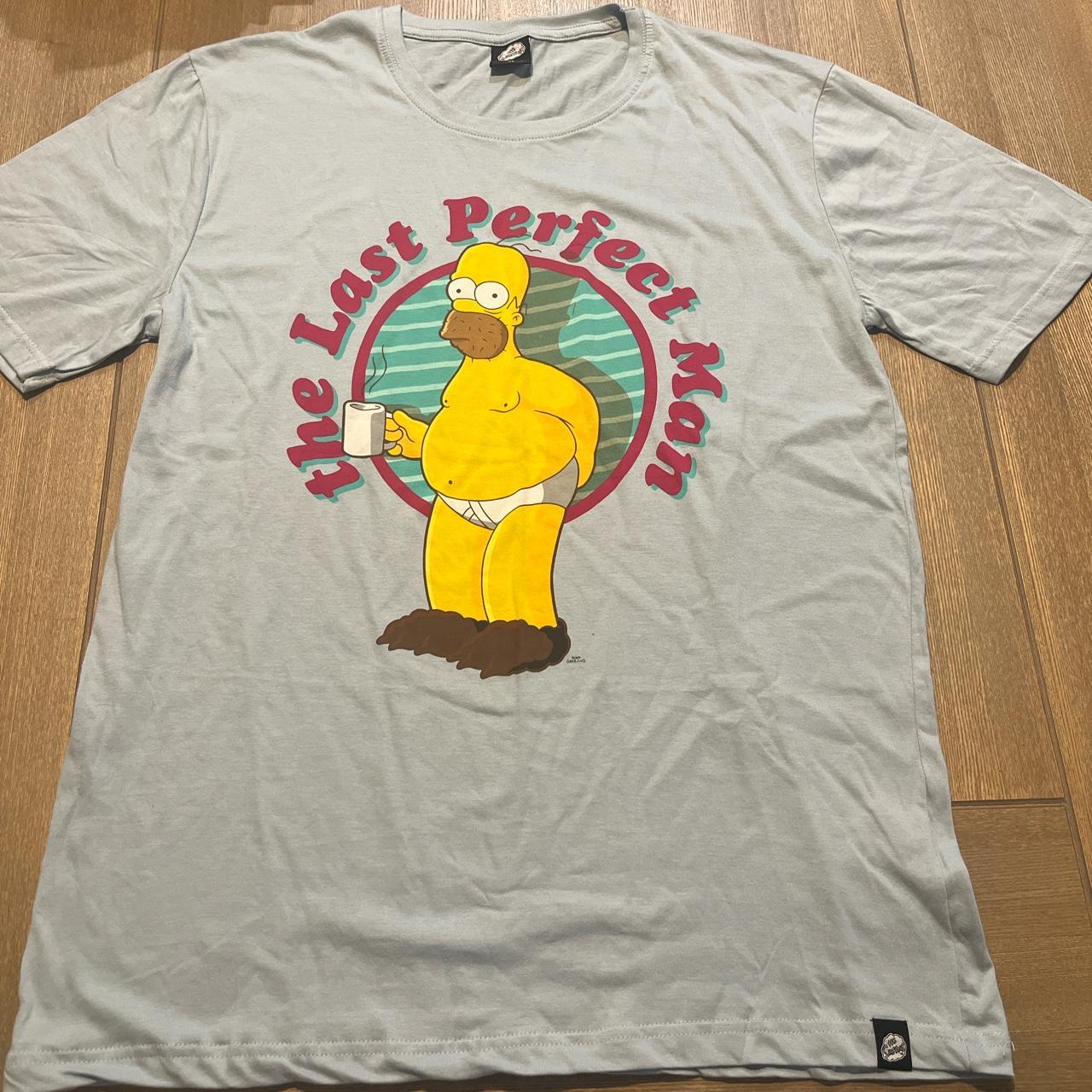 Simpsons Homer Simpson XL “The Last Perfect Man”... - Depop