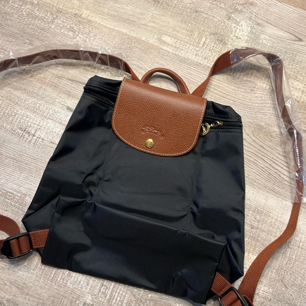 Longchamp le pliage backpack. Brand new, never used.... - Depop