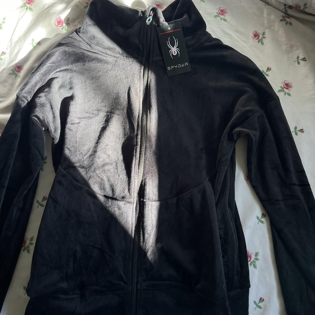 Woman’s medium Spyder fleece zip up jacket... | Depop