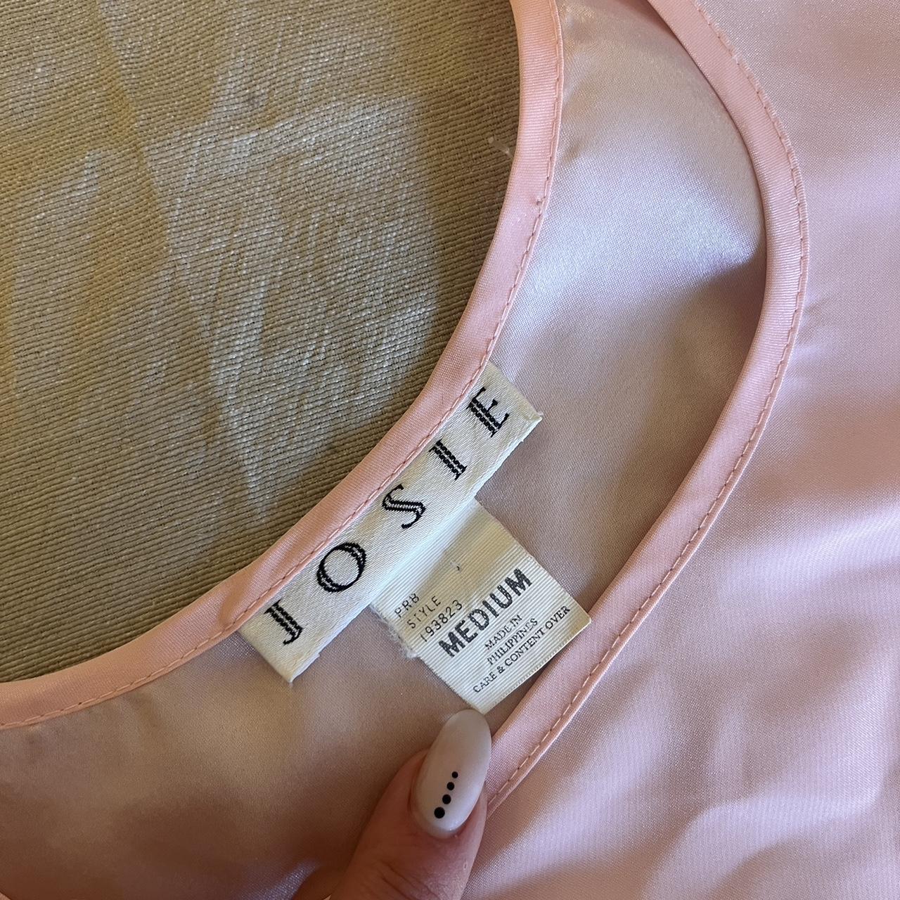 Silky embroidered dress/ nighty Sweet coquette... - Depop