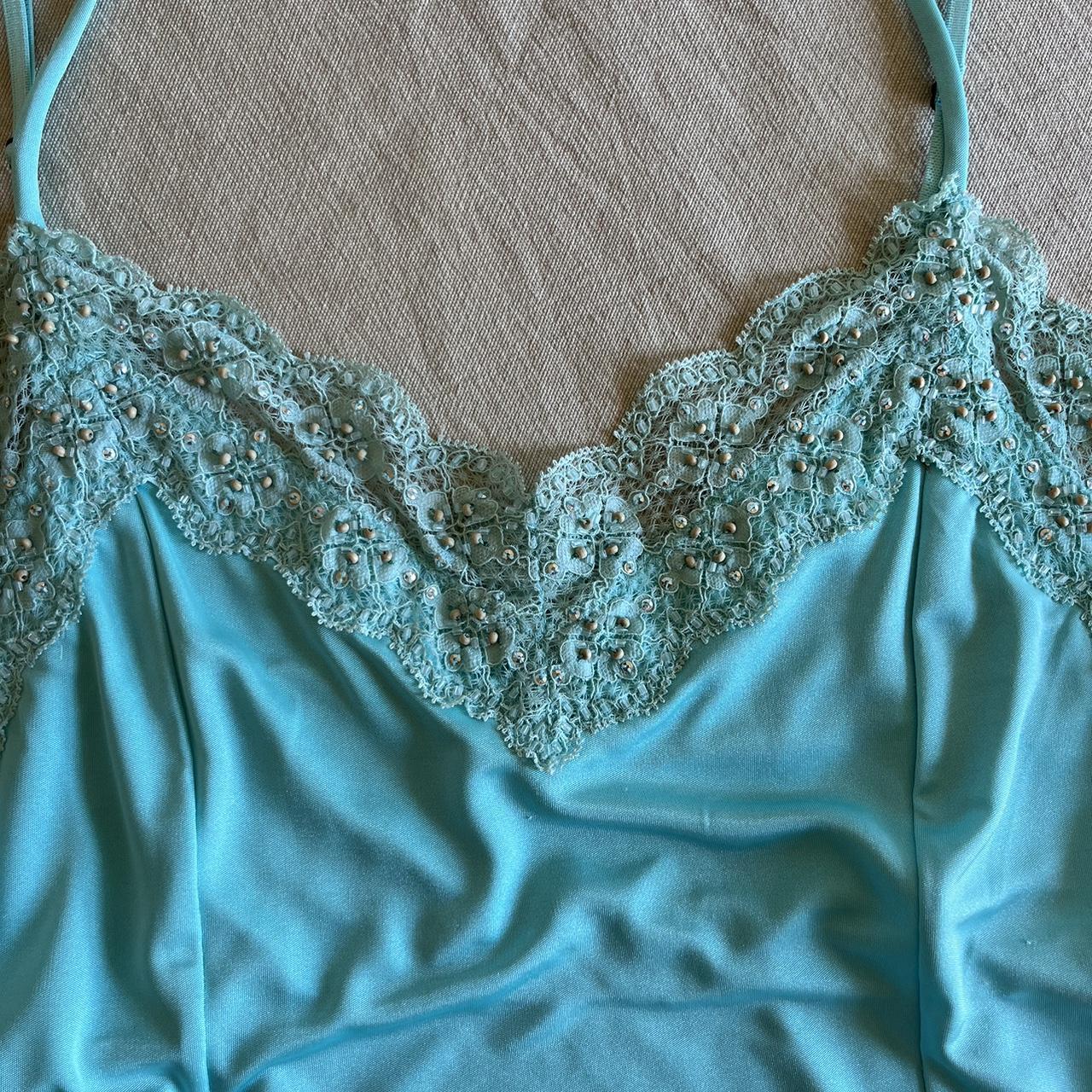 Y2K BEADED CAMI TANK Super cute and silky, the color... - Depop