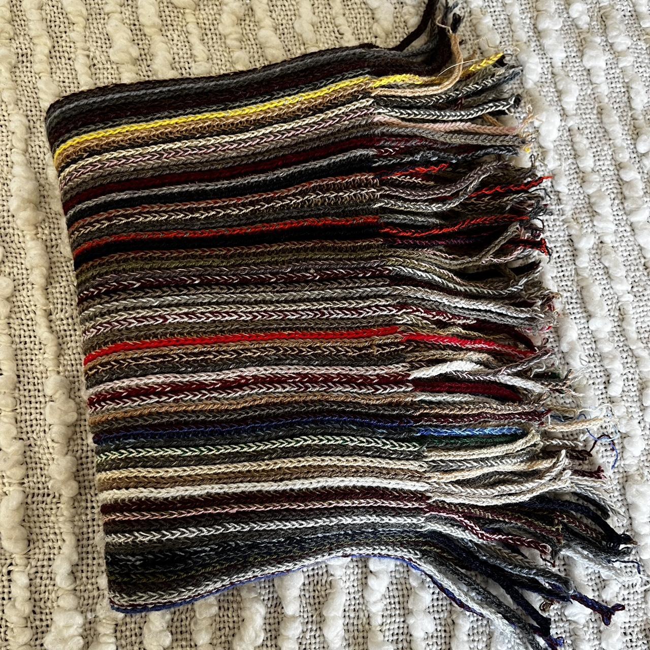 Striped thin scarf Gilmore girls inspired Multi... - Depop