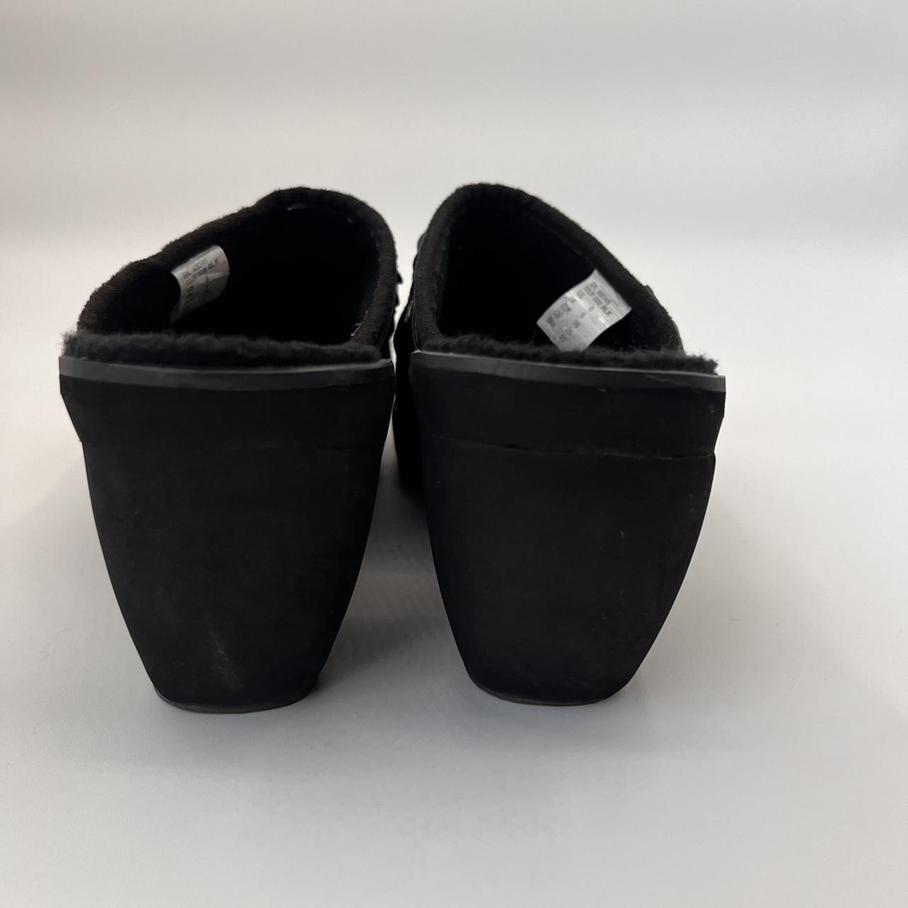 VTG sketchers black clogs Size 8 Heel is 3.5” - Depop