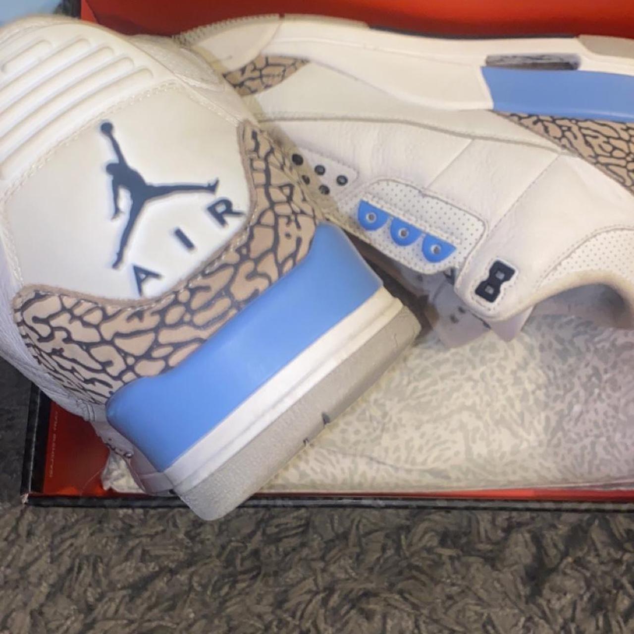Nike Jordan 3 Blue - Depop