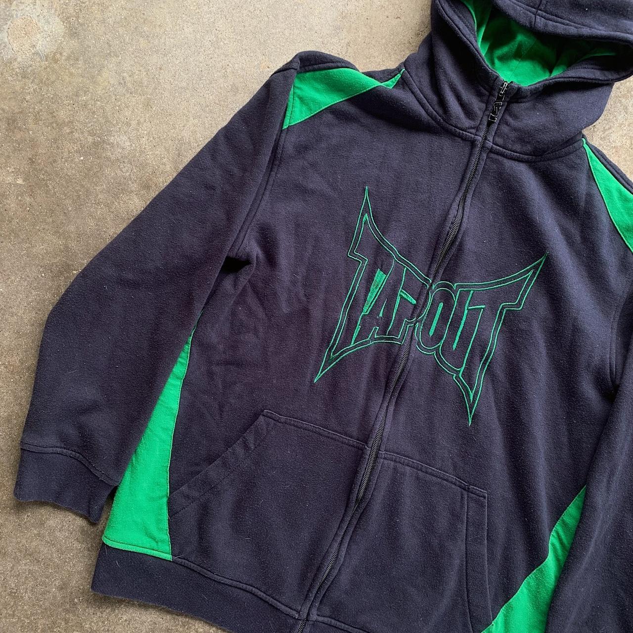 Size M/L Tapout hooded jacket Marked XL, fits like... - Depop