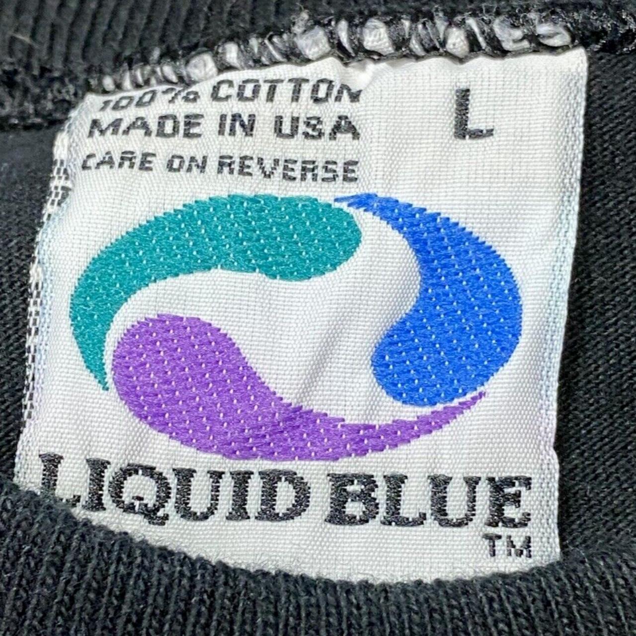 VINTAGE 1990'S LIQUID BLUE THE SCREAM EDVARD MUNCH... - Depop