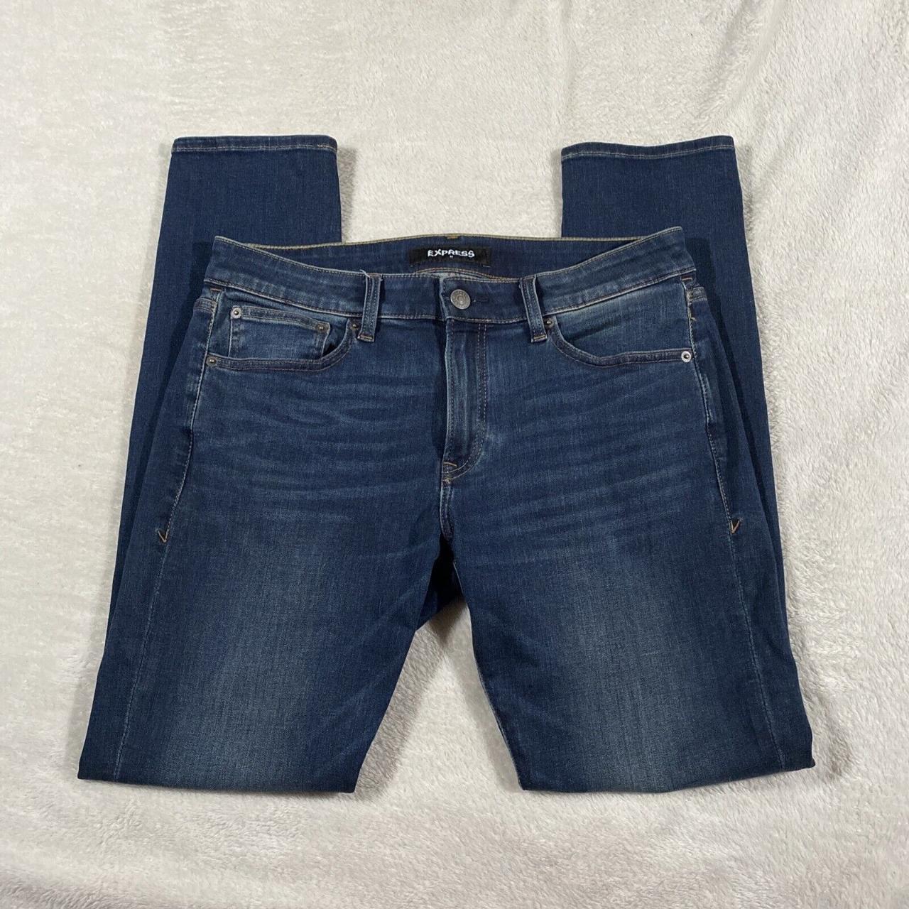 Men's Express Jeans Hyper Stretch Classic Straight... - Depop