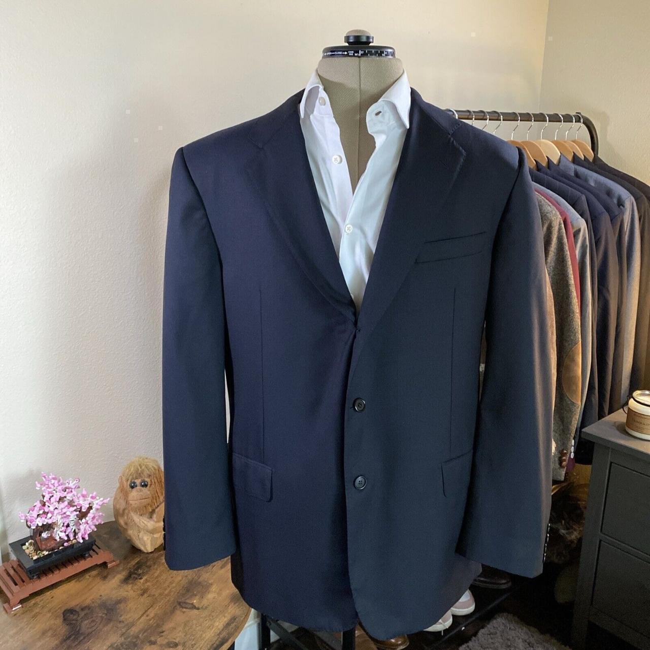 $1895 Hickey Freeman LORO PIANA 130s WOOL Jacket... - Depop