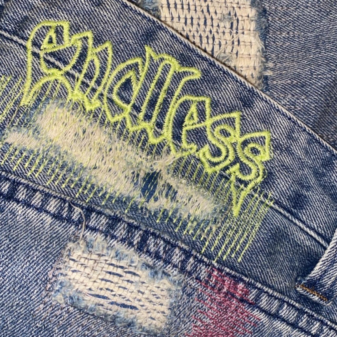 Vlone x endless jeans DM before... - Depop