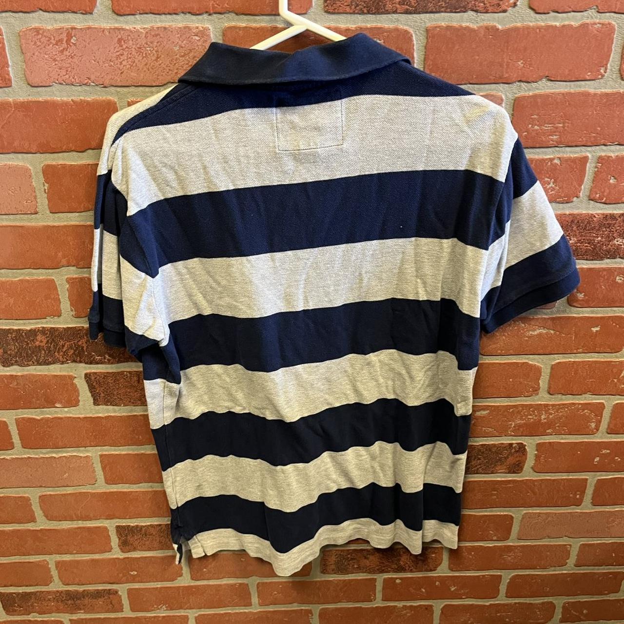 VTG Y2K AMERICAN LIVING STRIPED POLO SIZE MEDIUM... | Depop