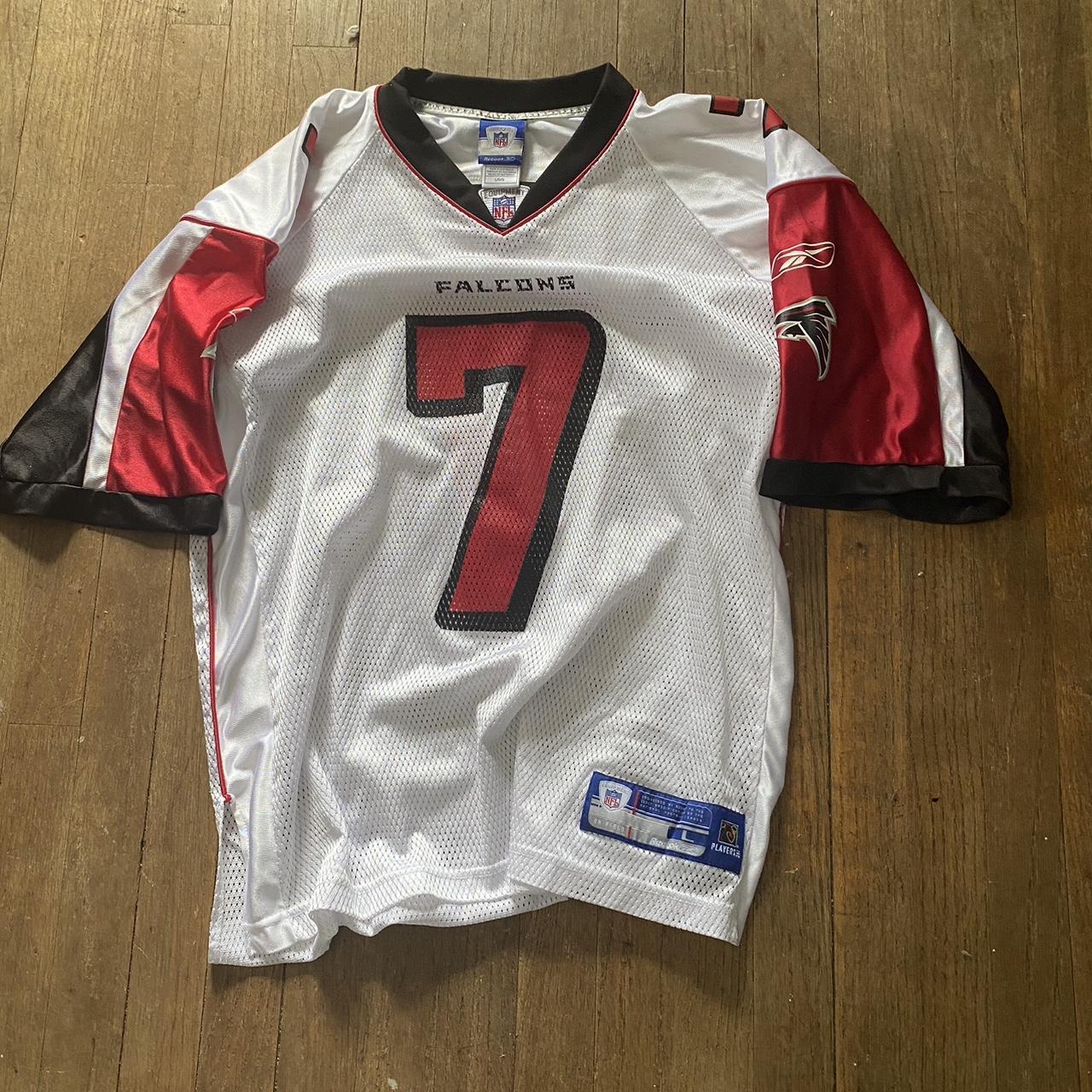 Rare Vintage Michael Vick white Falcons jersey. Size... | Depop