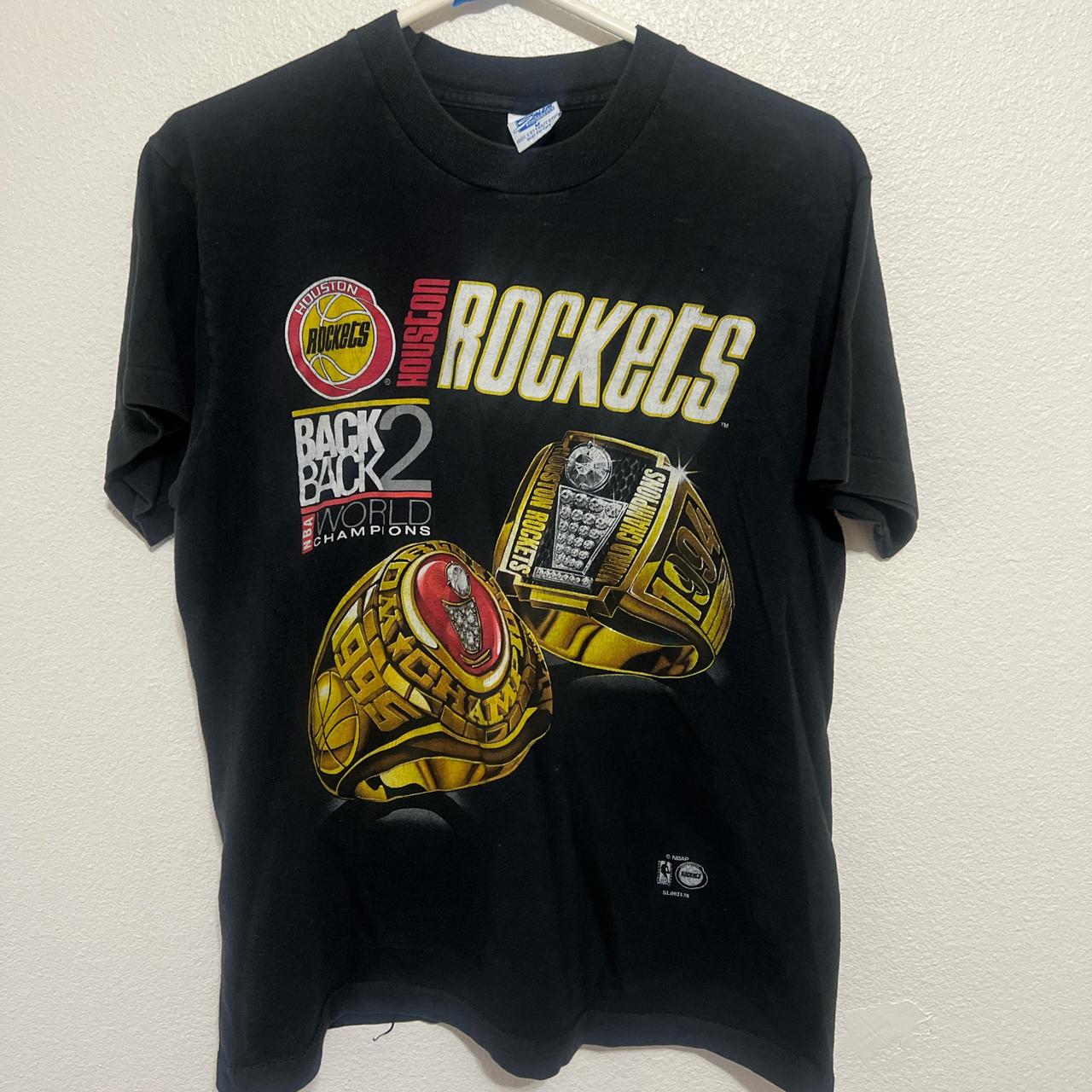 Vintage NBA Houston rockets shirt Salem tag single... - Depop