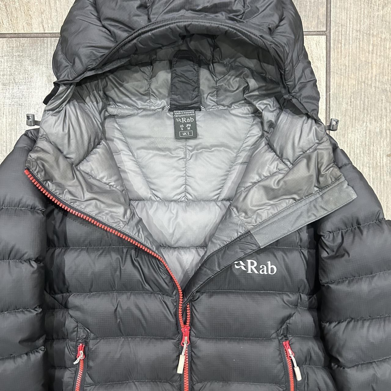 RAB Electron Pro-Down Puffer Jacket - Dark Grey -... - Depop