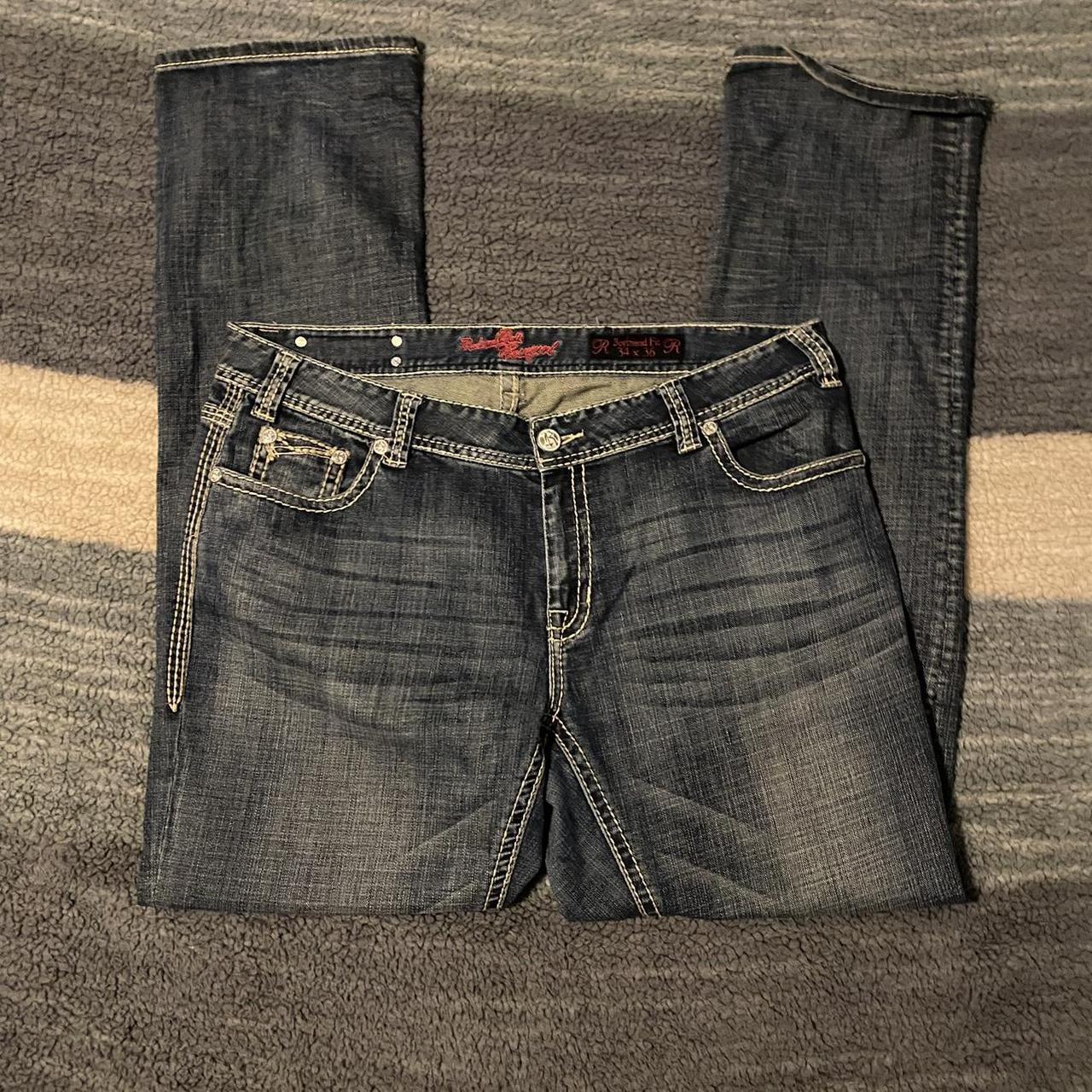 Rock and Roll Denim Jeans 34x36 “Boyfriend... - Depop