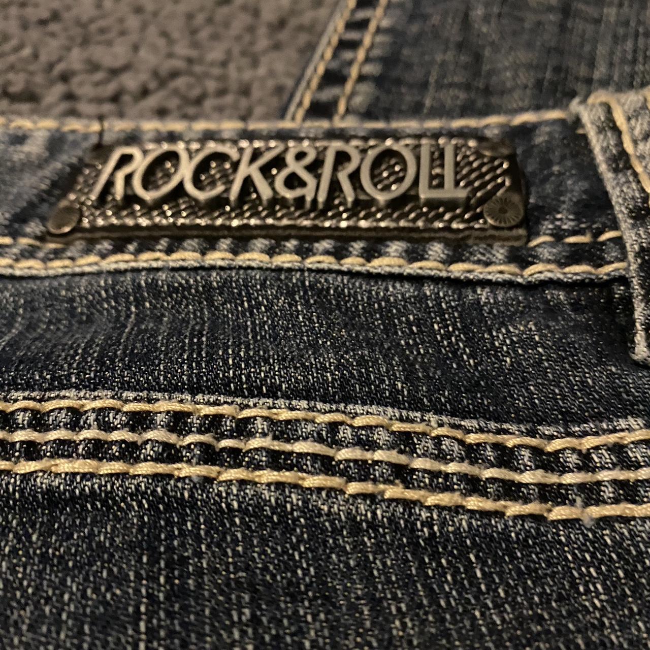 Rock and Roll Denim Jeans 34x36 “Boyfriend... - Depop