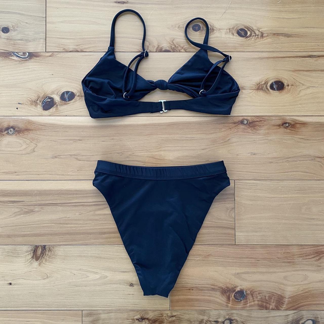 Dippin’ Daisy’s Black Bikini High-Rise Bottoms Size XS - Depop