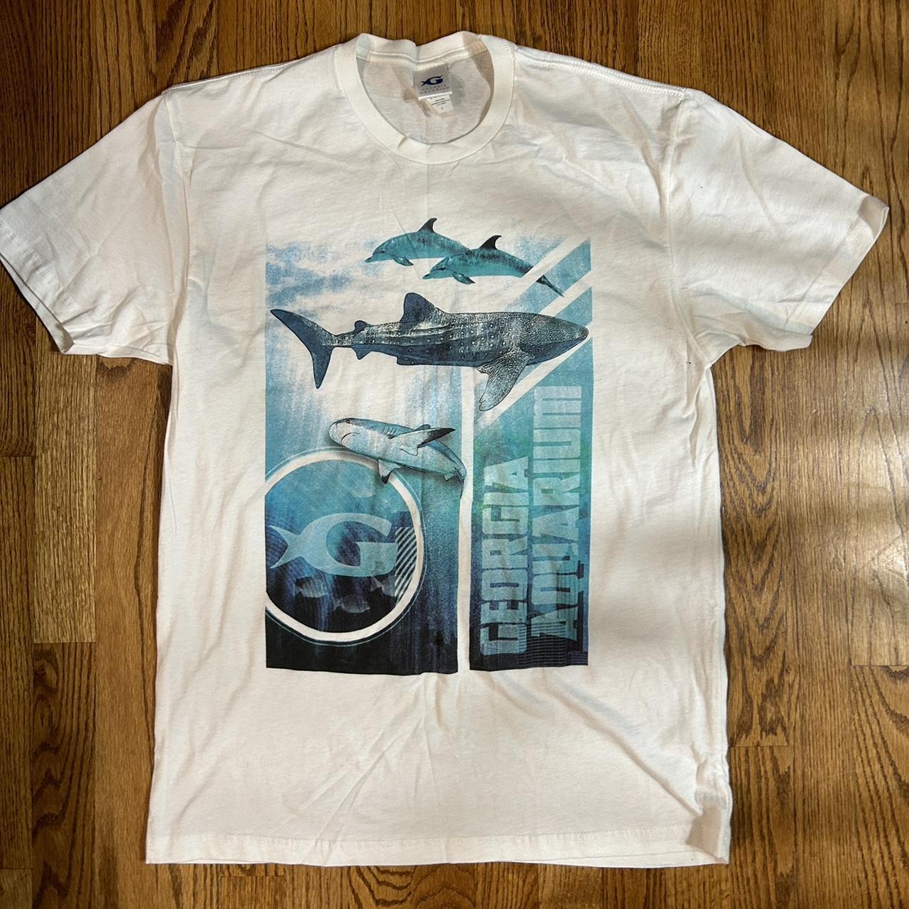 Vintage georgia aquarium shirt 20x28.5 inches - Depop