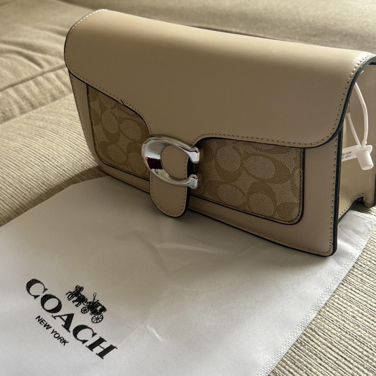 Beige coach bag brand new - Depop