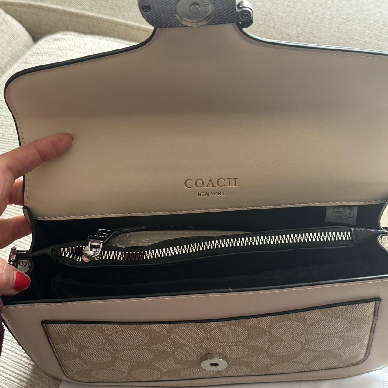Beige coach bag brand new - Depop