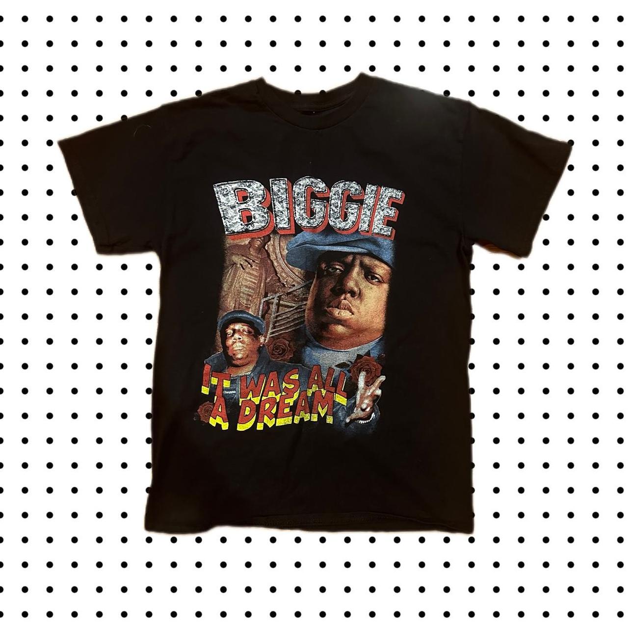 Vintage Biggie Smalls Graphic Tee Size: Large ⚫... - Depop