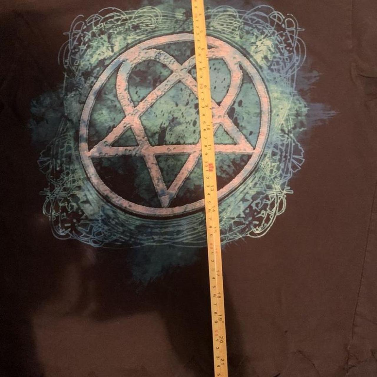 HIM band T shirt custom #emo #punk #opium #vintage... - Depop