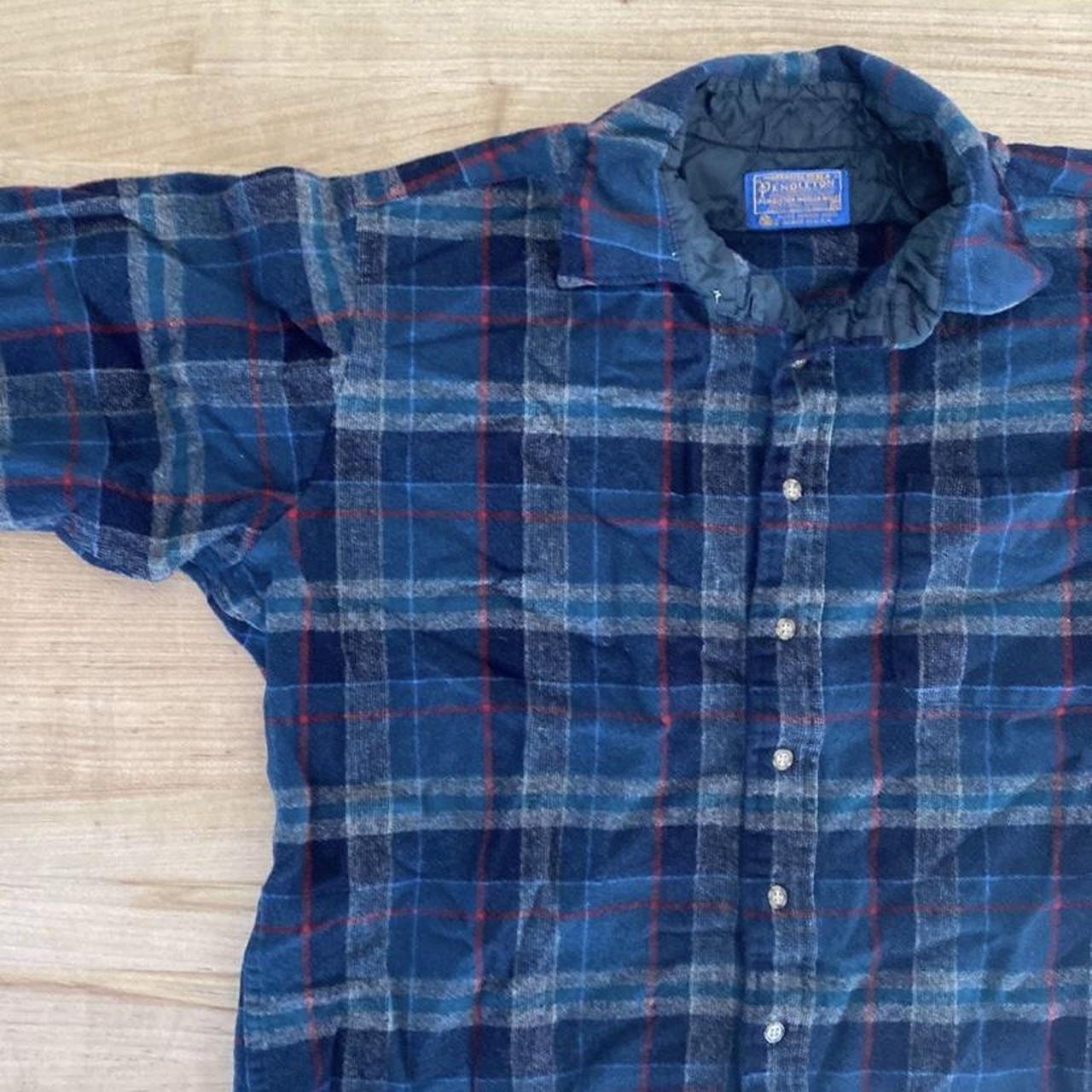 Pendleton Flannel 100% wool Size XL (fits like a... - Depop