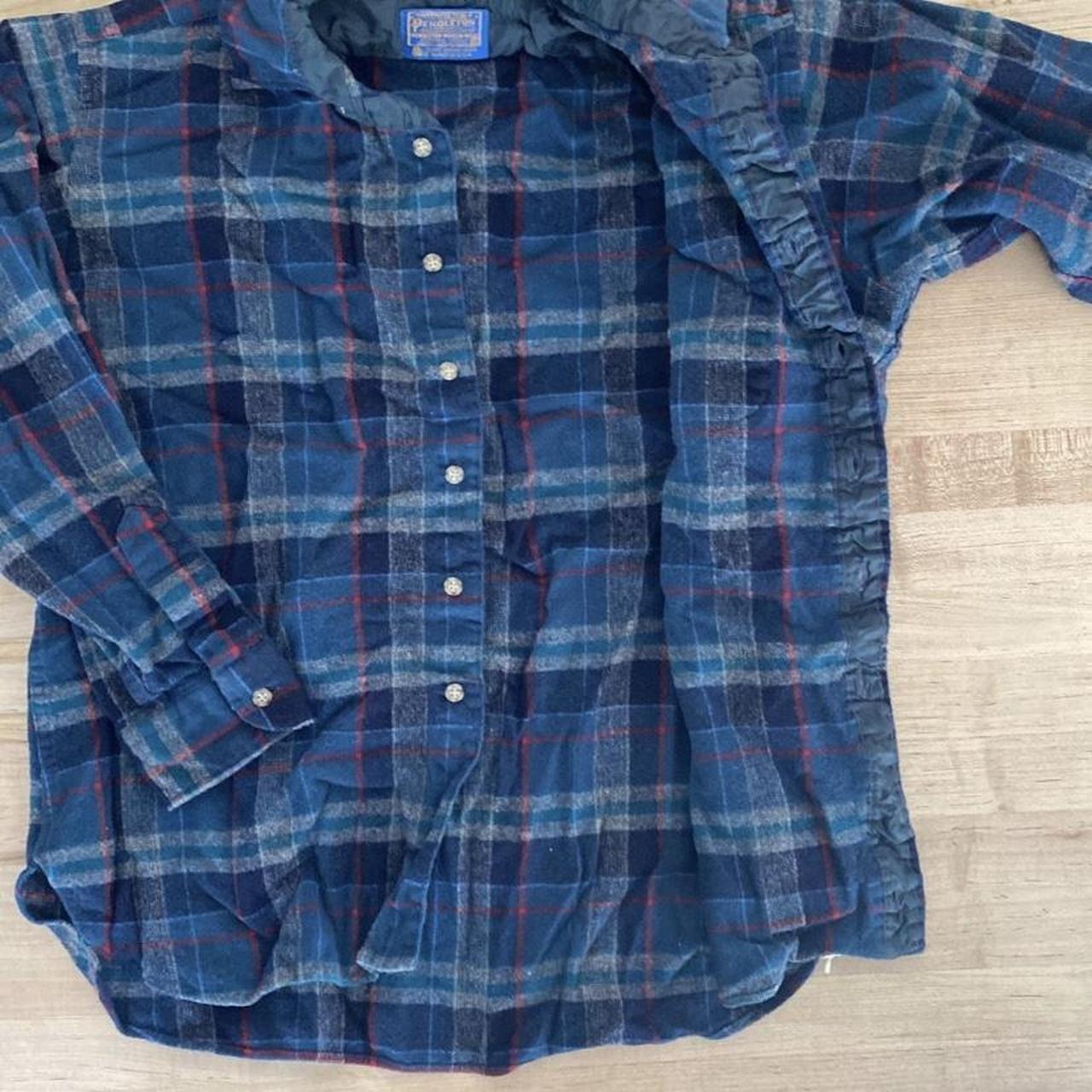 Pendleton Flannel 100% wool Size XL (fits like a... - Depop