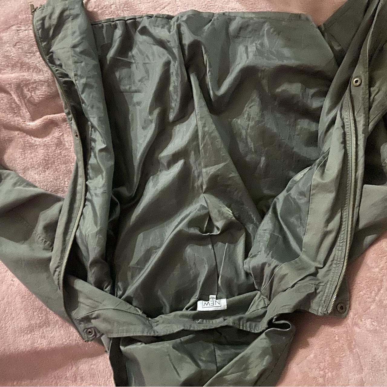 green army looking jacket hardly worn and in great... - Depop