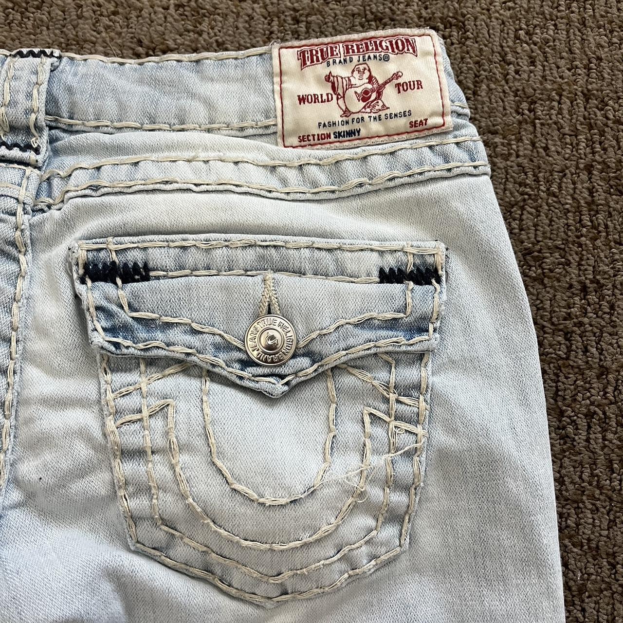 Light blue true religion jeans :) - Depop