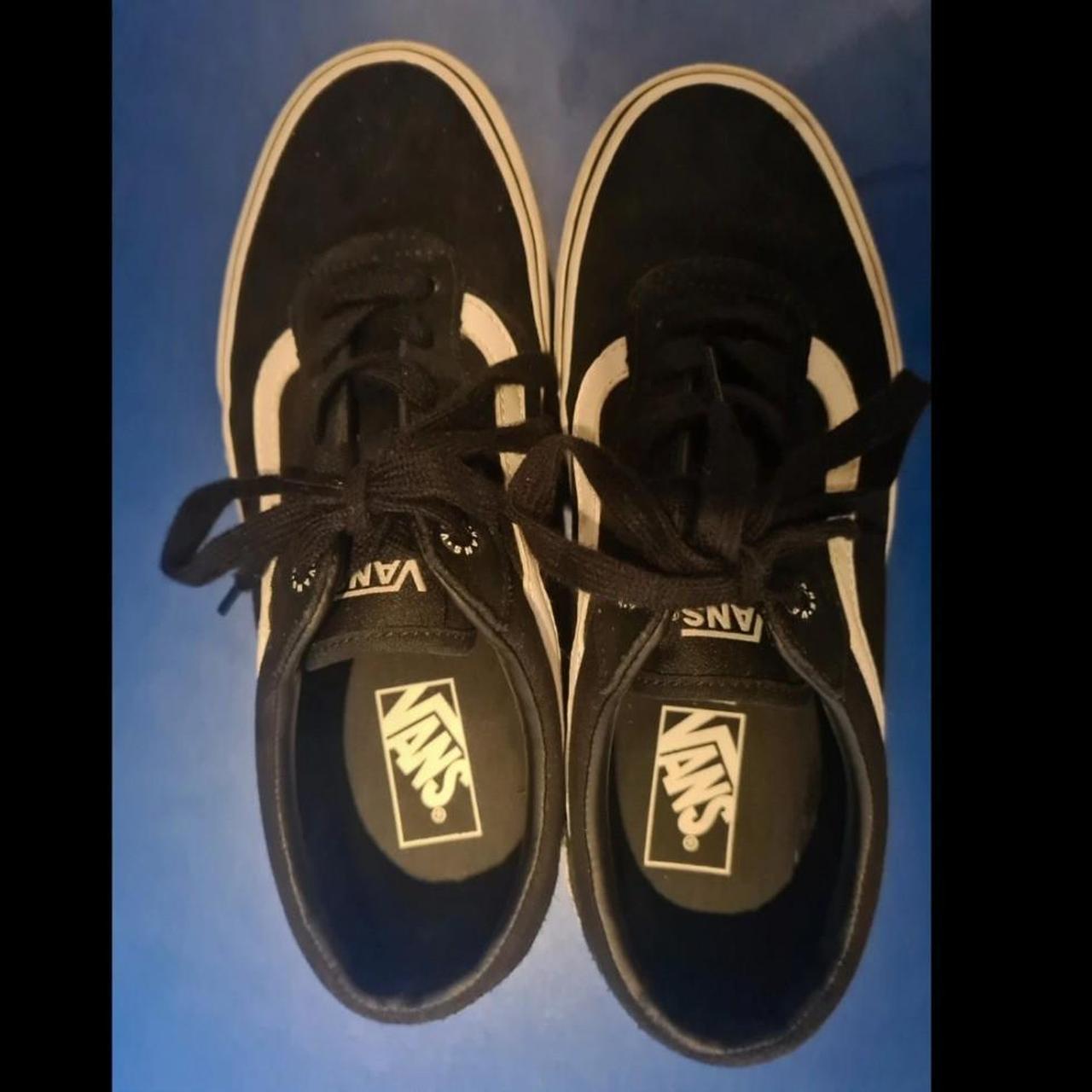 mens black classic vans size 6.5 only worn a few times | Depop