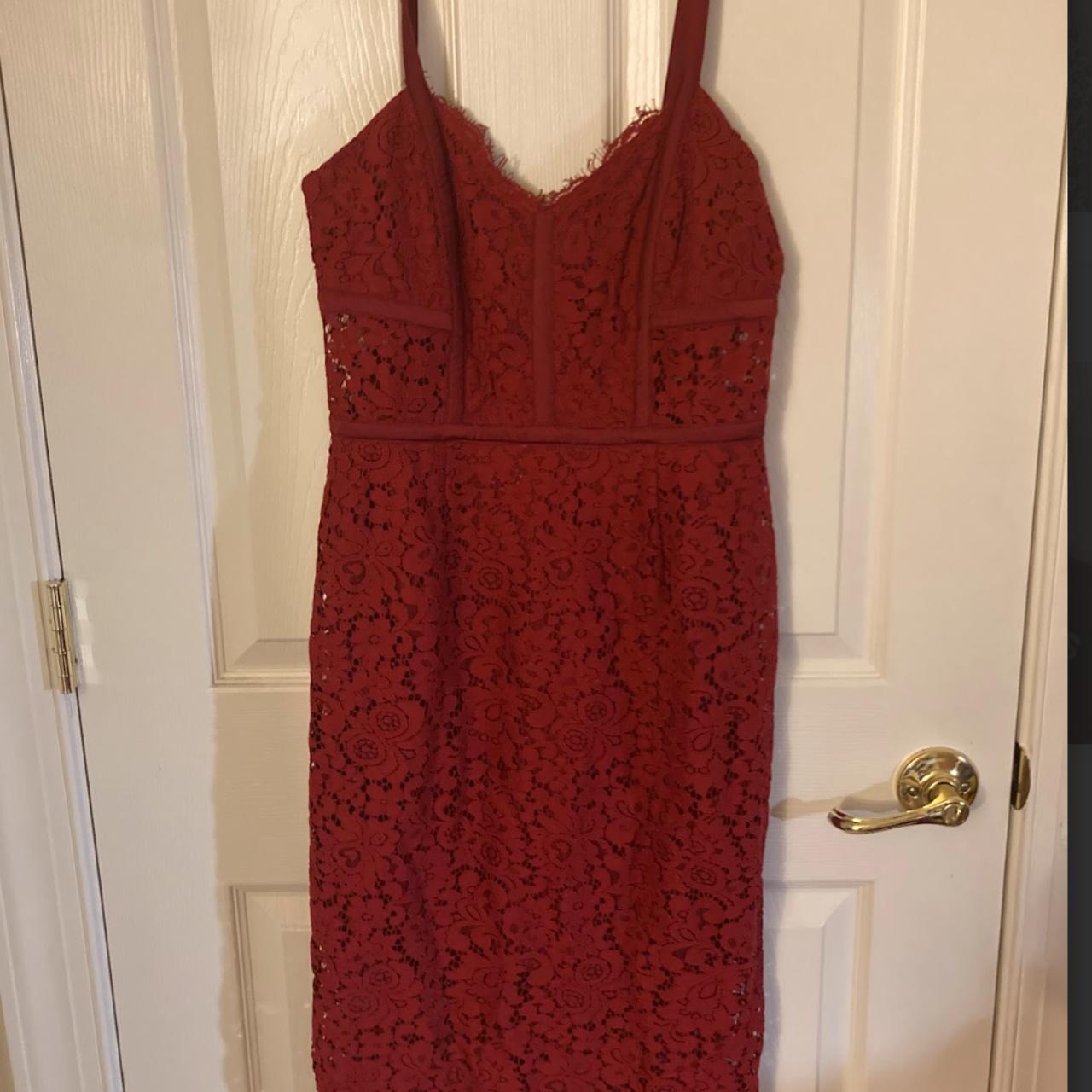 Size 4 Beautiful Red Express Dress Return Policy:... - Depop