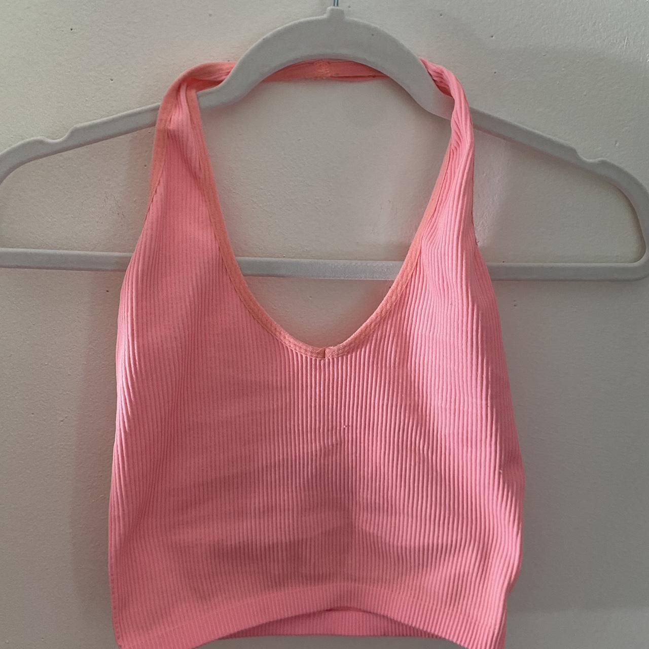 Urban outfitters pink halter top - Depop