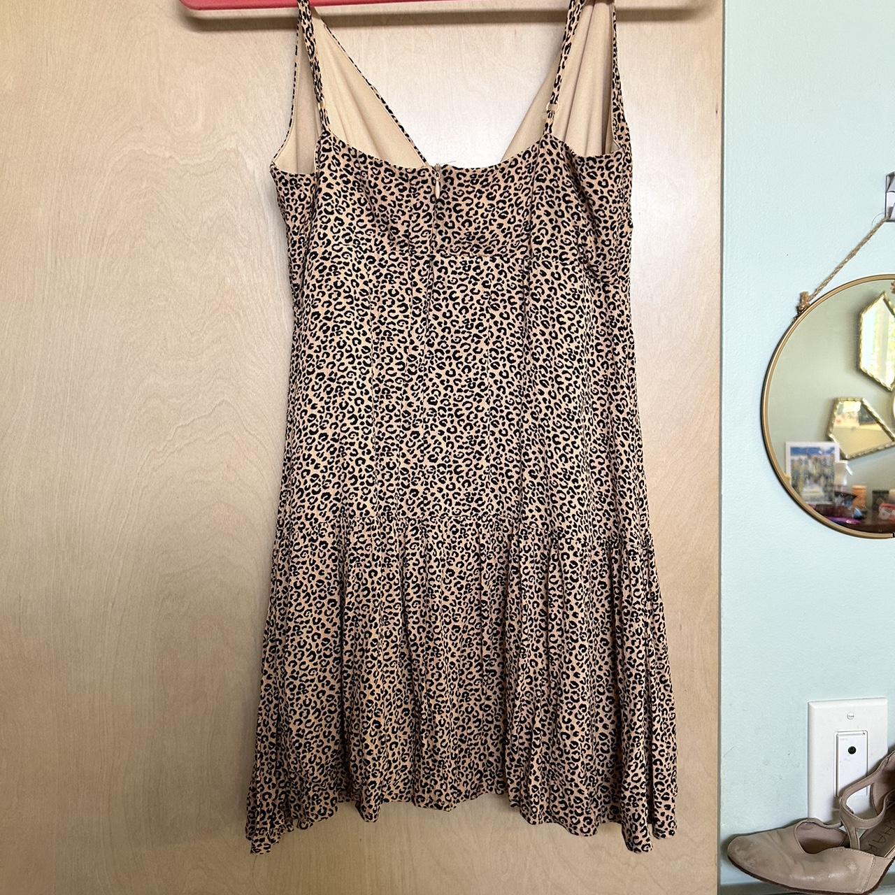cheetah mini dress from PACSUN size: small #pacsun... - Depop