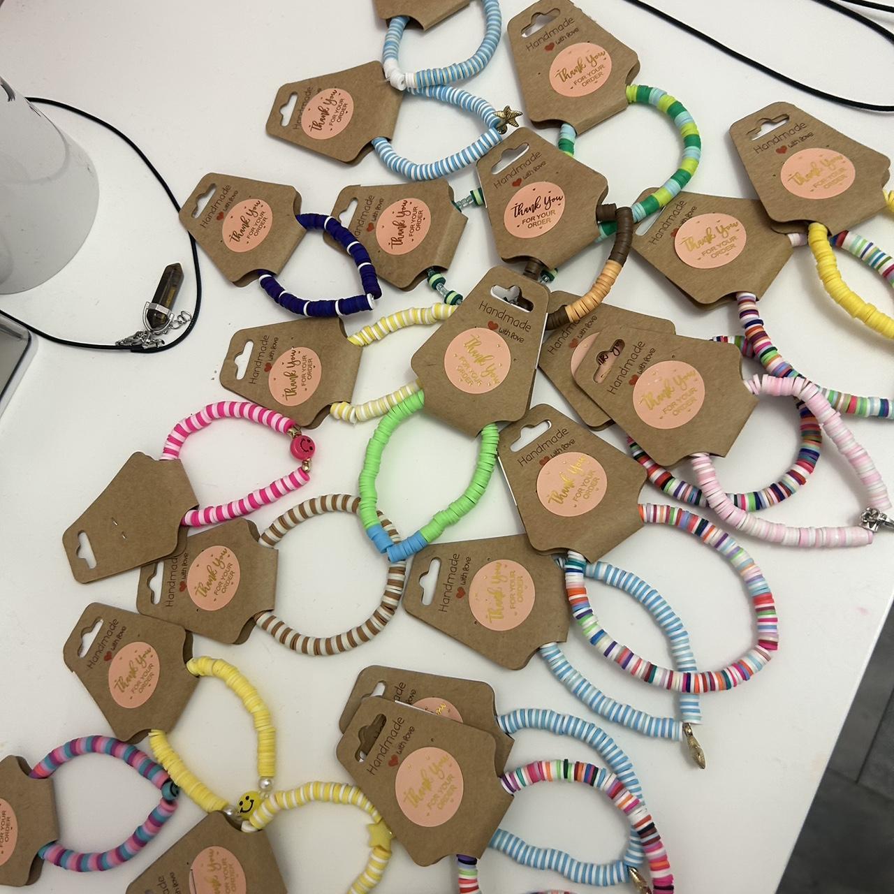 Hand made braclets can be made any color or any... - Depop