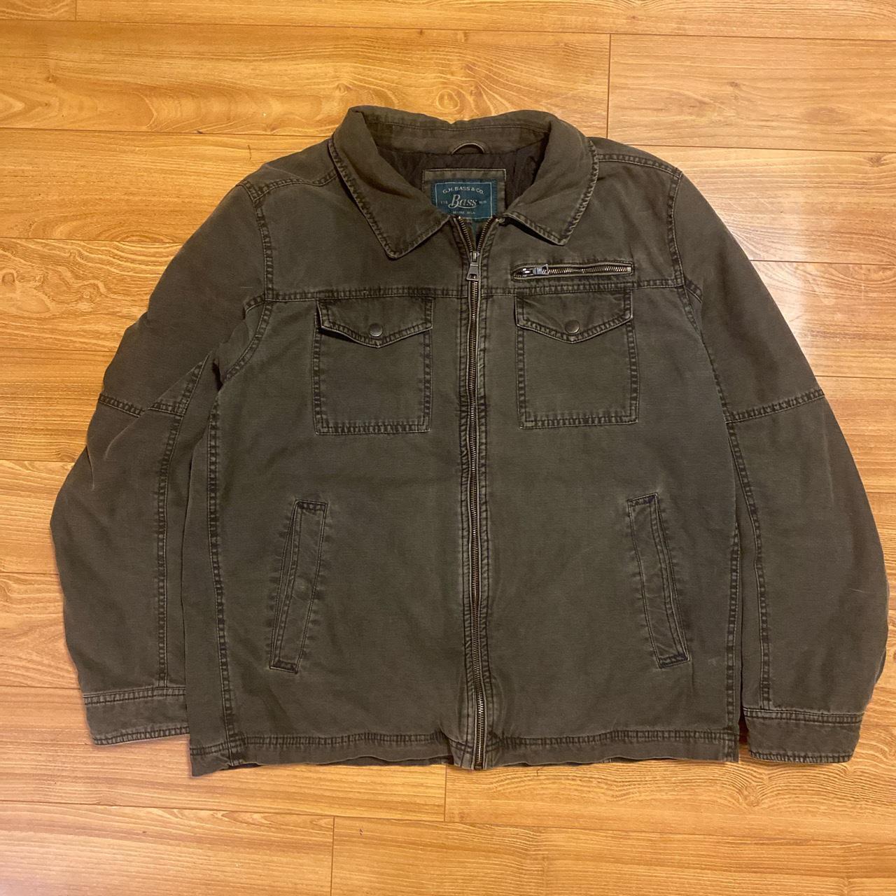 bass detroit jacket made in usa - Depop