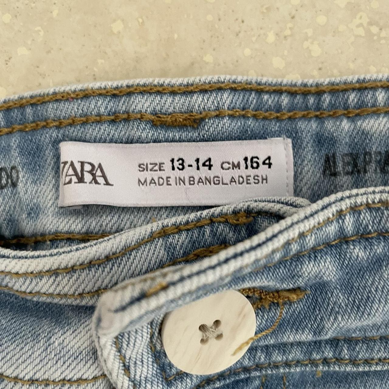 ZARA MARINE JEANS GIRLS SIZE 13-14 (164... - Depop