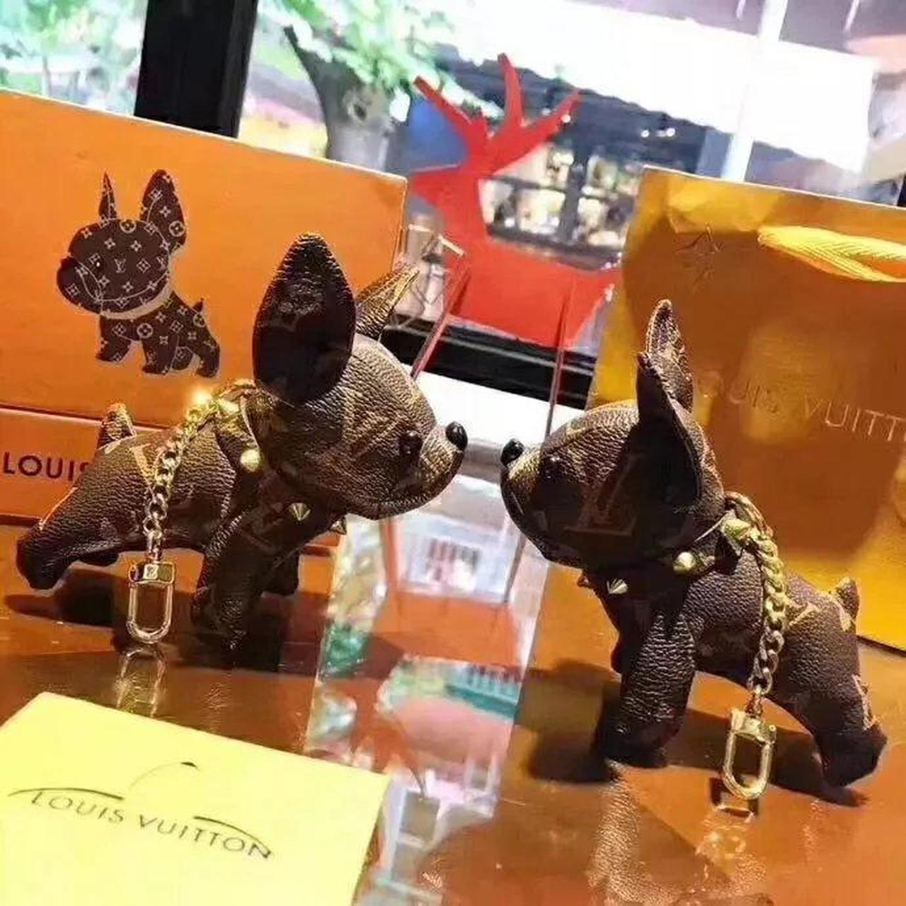 Louis Vuitton French Bull Dog Keychain NO BOX #LV... - Depop