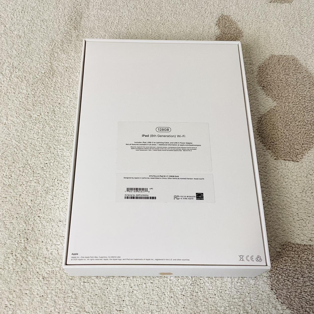 EMPTY! EMPTY! BOX For iPAD 8th Generation 128GB GOLD... - Depop