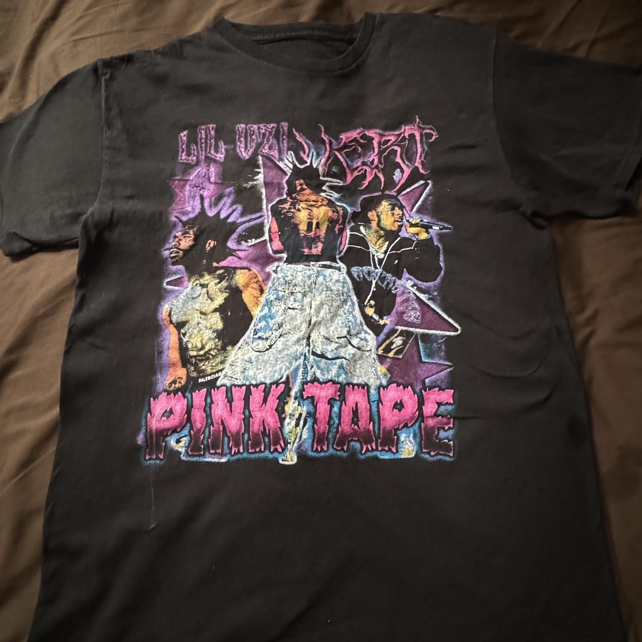 Unofficial Lil uzi vert pink tape tour merch | Depop