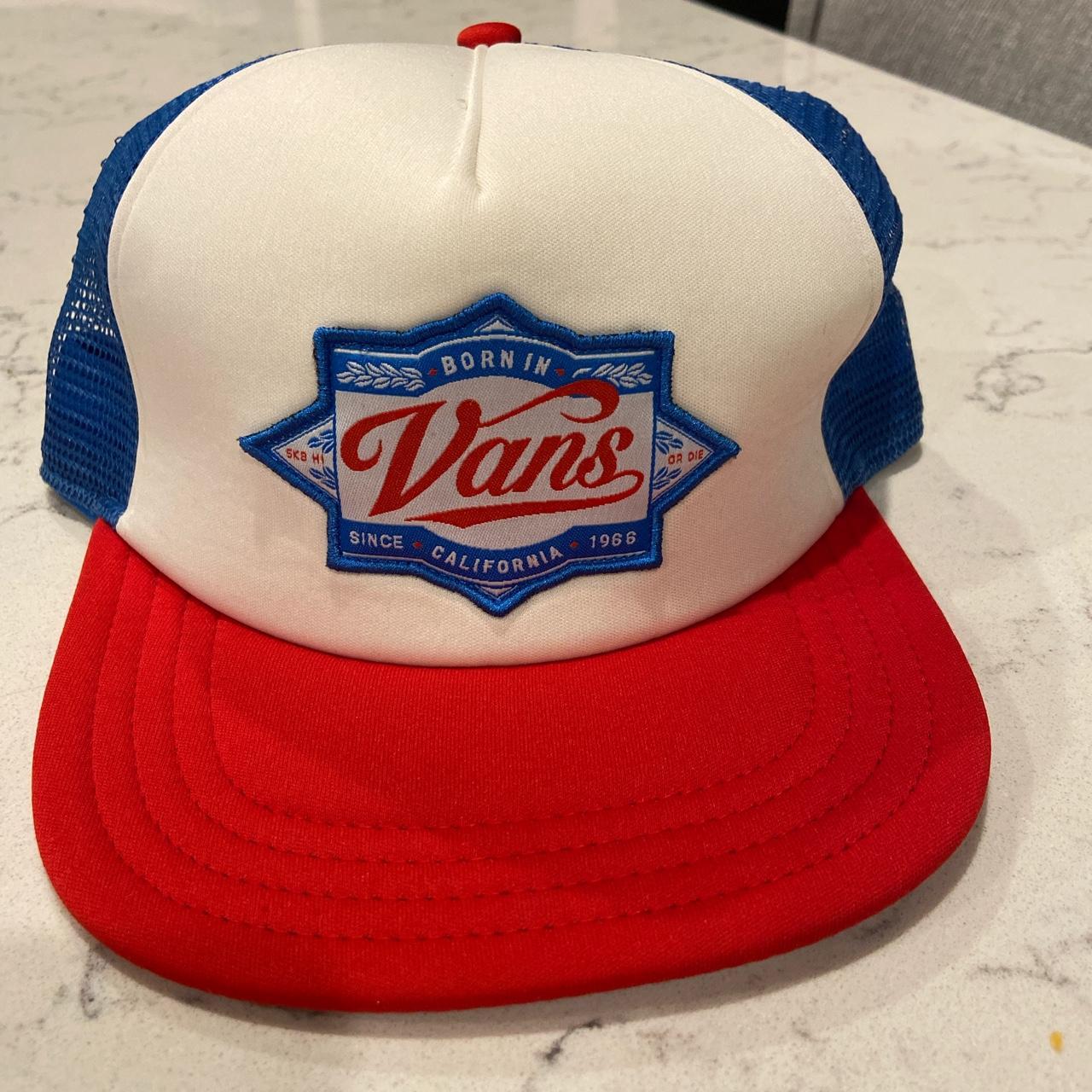Vans trucker snap back cap. Clean #vans #cap... - Depop