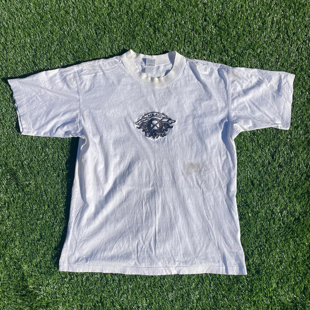 Vintage 1990 single stitched head sportswear graphic... | Depop