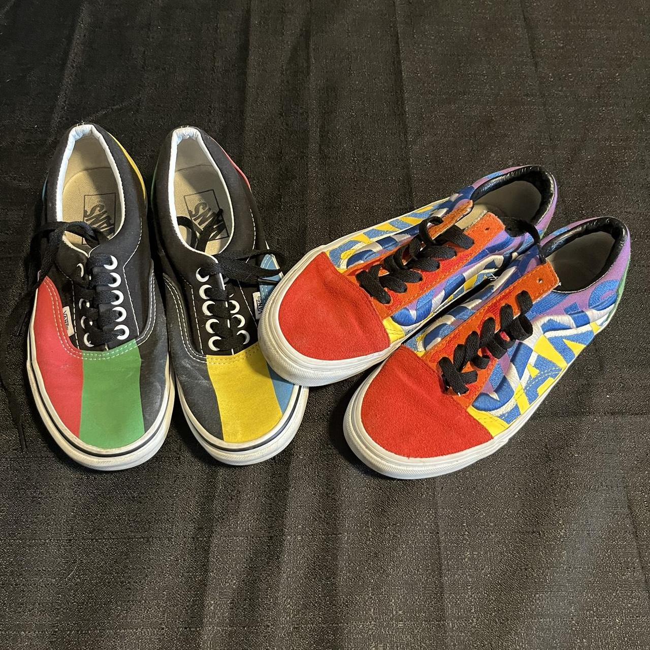 Two Paris of unique vans Bundle Dm with. Depop