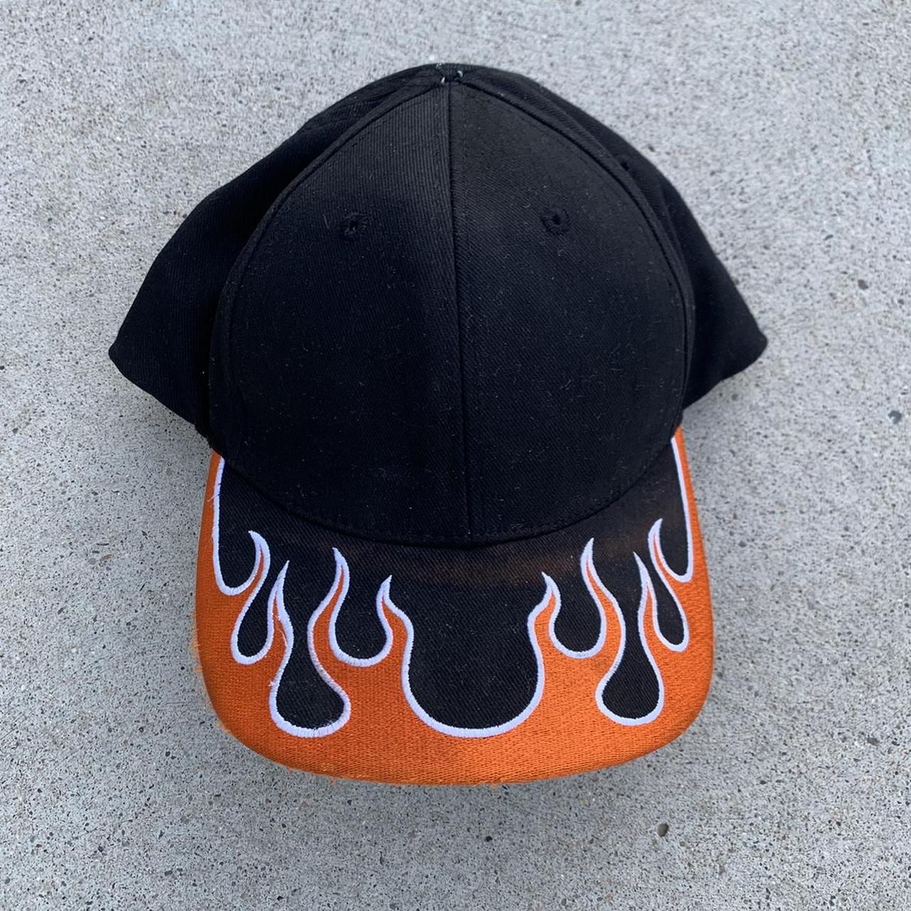 USA Flame Hat (One size) Fits to size Offers are... - Depop