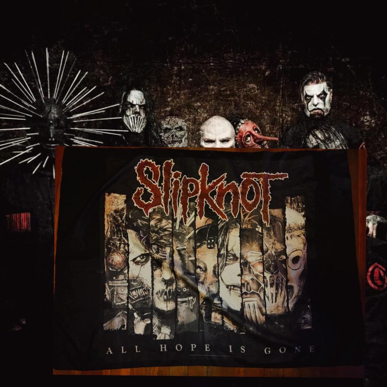 Slipknot wall flag About 38 in x 29 in #slipknot... - Depop