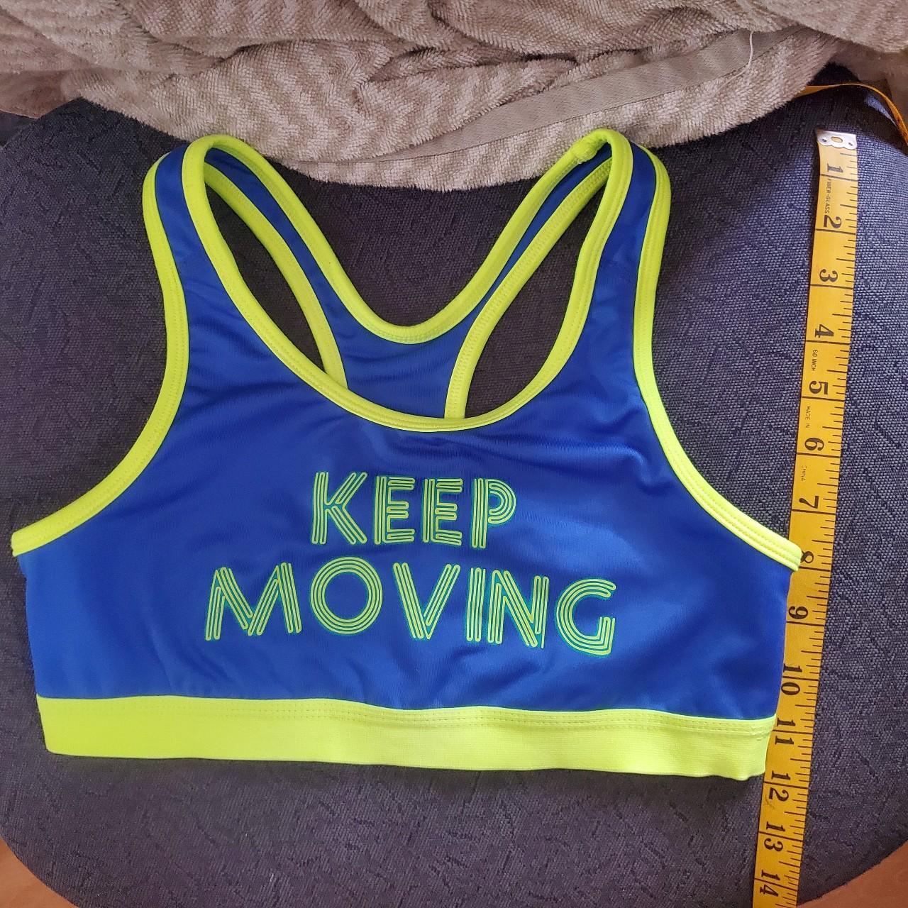 keep moving sports bra - Depop